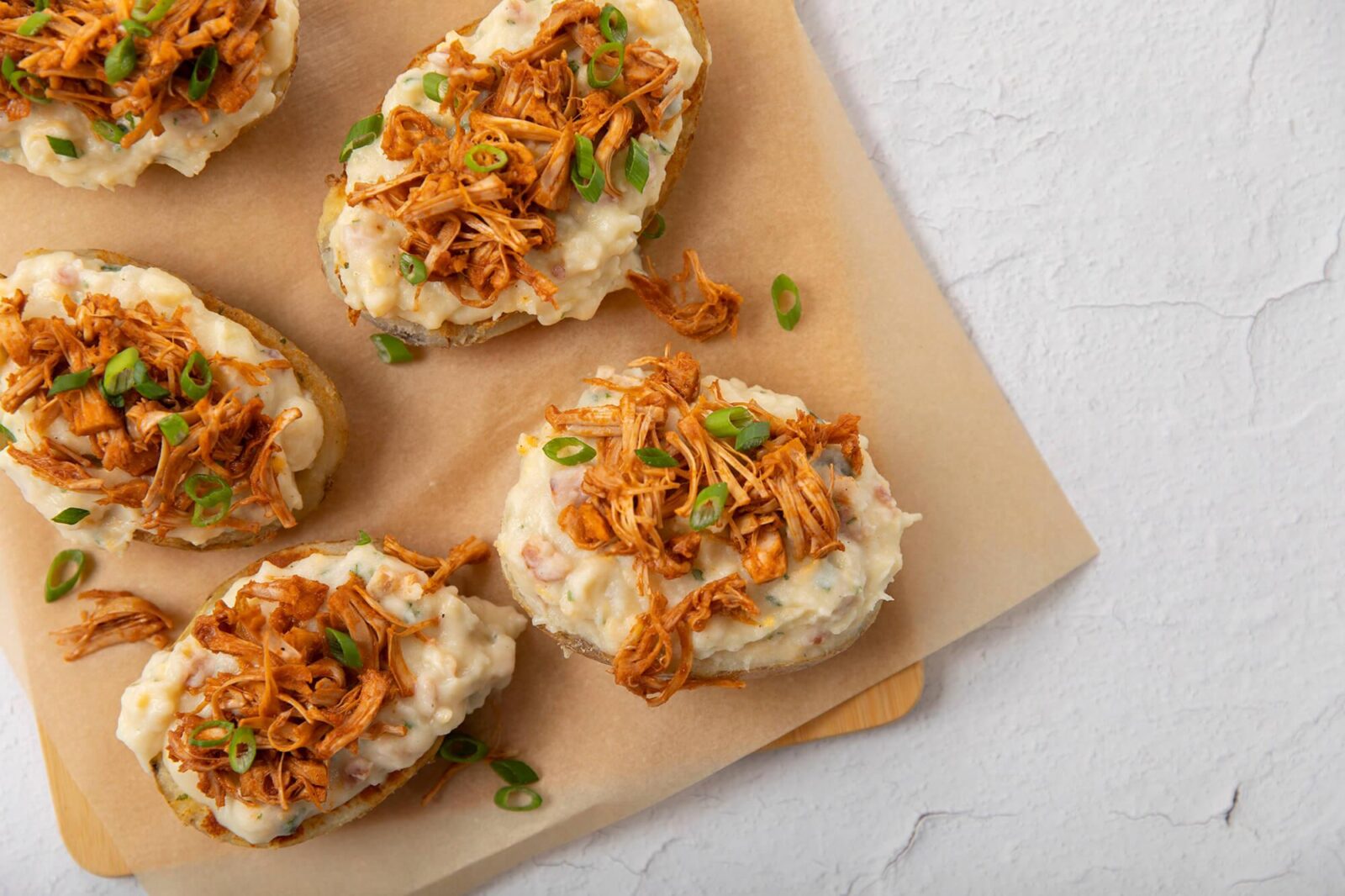 BBQ Jackfruit Recipe with Loaded Baked Potato - Jenny Craig Inspirations